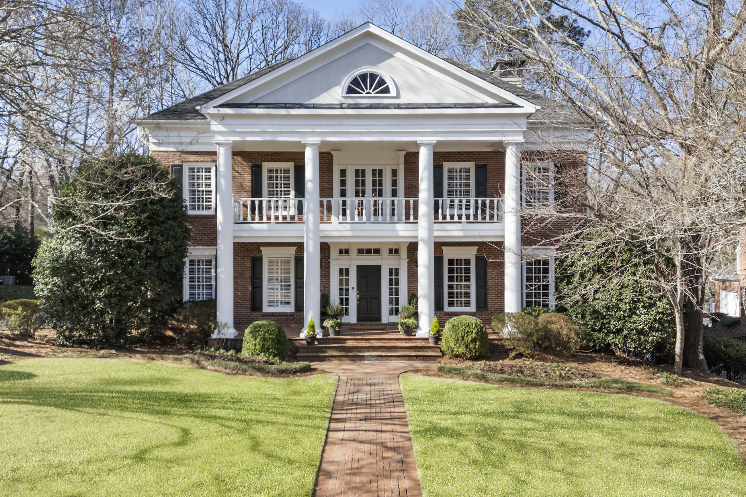 Handsome Brick Traditional-Style Georgian Home in Margaret Mitchell ...